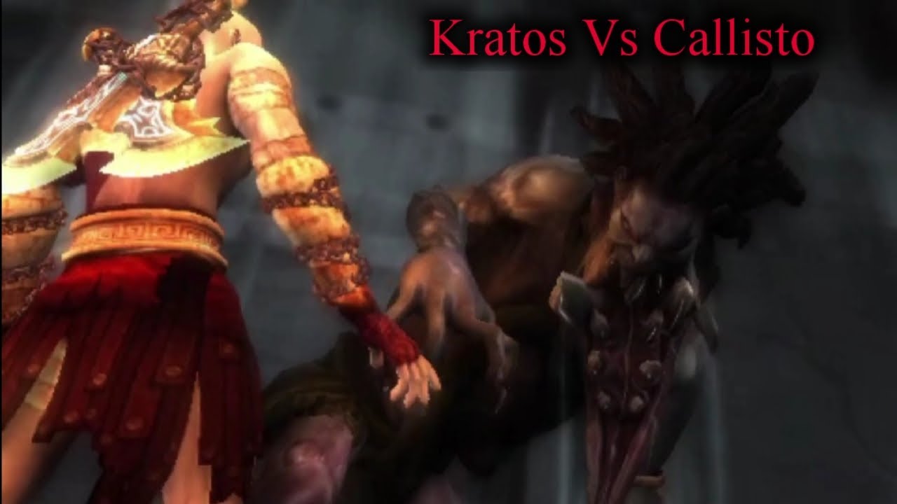 God of War : Ghost of Sparta (Kratos Vs Callisto) Boss Fight Part 2 ...