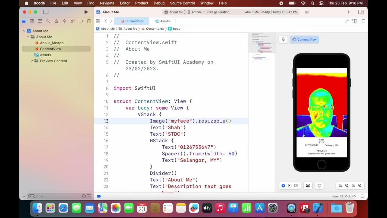01 Your First Swiftui App Youtube