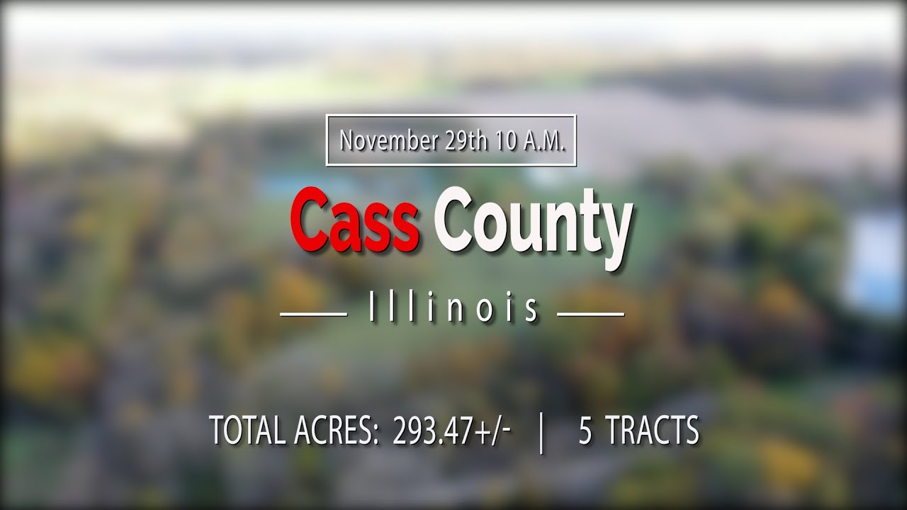 Millner Family Aerial Tour - Cass County, IL - YouTube