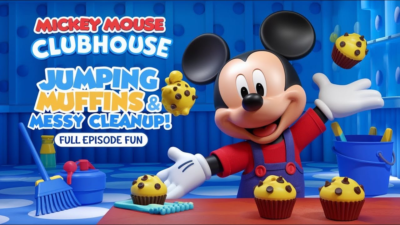 Mickey Mouse Clubhouse: Jumping Muffins & Messy Cleanup! | Full Episode Fun - YouTube
