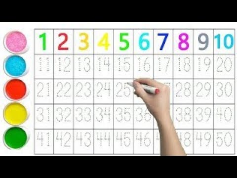 Learn Counting 1-50 | Number Counting for preschoolers & toddlers ...