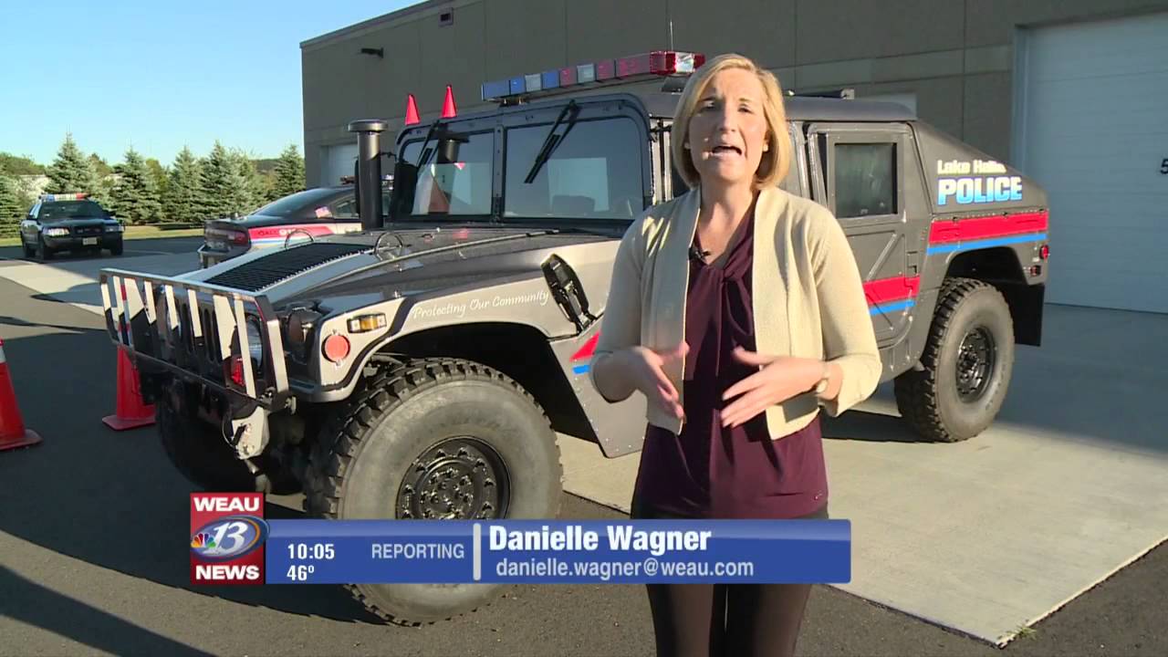 Village of Lake Hallie Police Department Humvee Outfitted with Backup ...