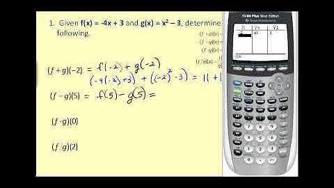 3.4 Composition of Functions - YouTube