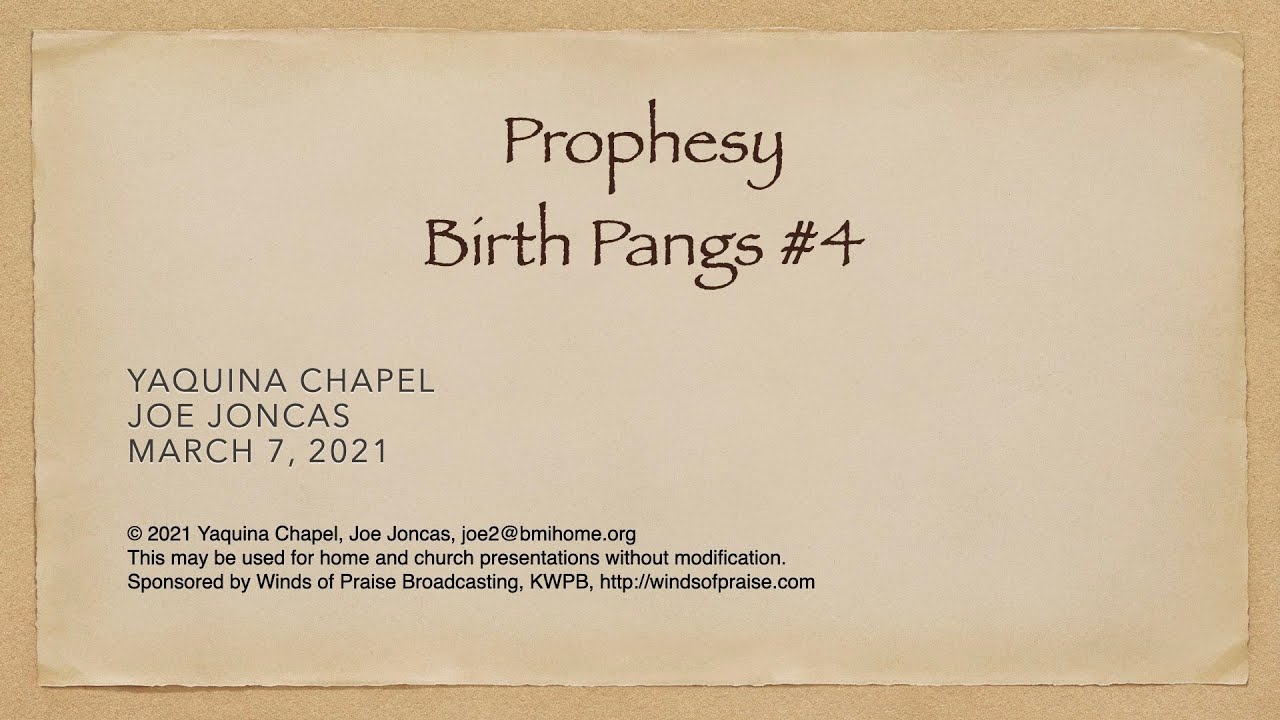 Prophesy: Birth Pangs #4 - YouTube
