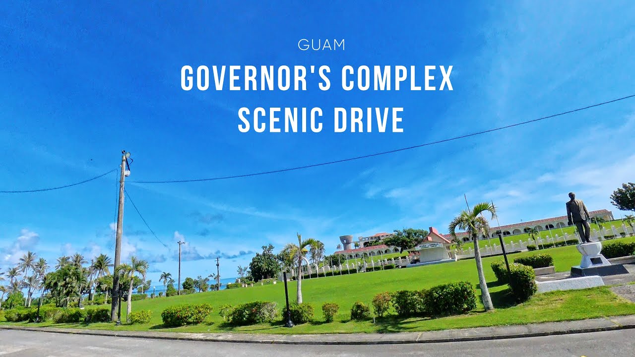 GUAM - Governor's Complex Scenic Drive - YouTube