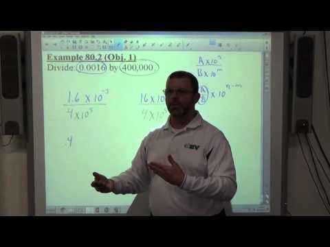 Algebra I Example 80.2