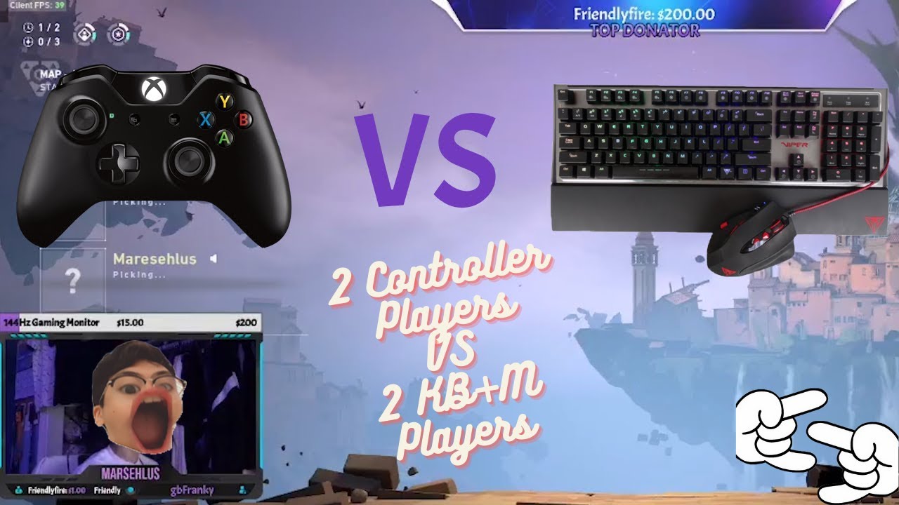 2 Controller players vs 2 PC players in VALORANT - YouTube