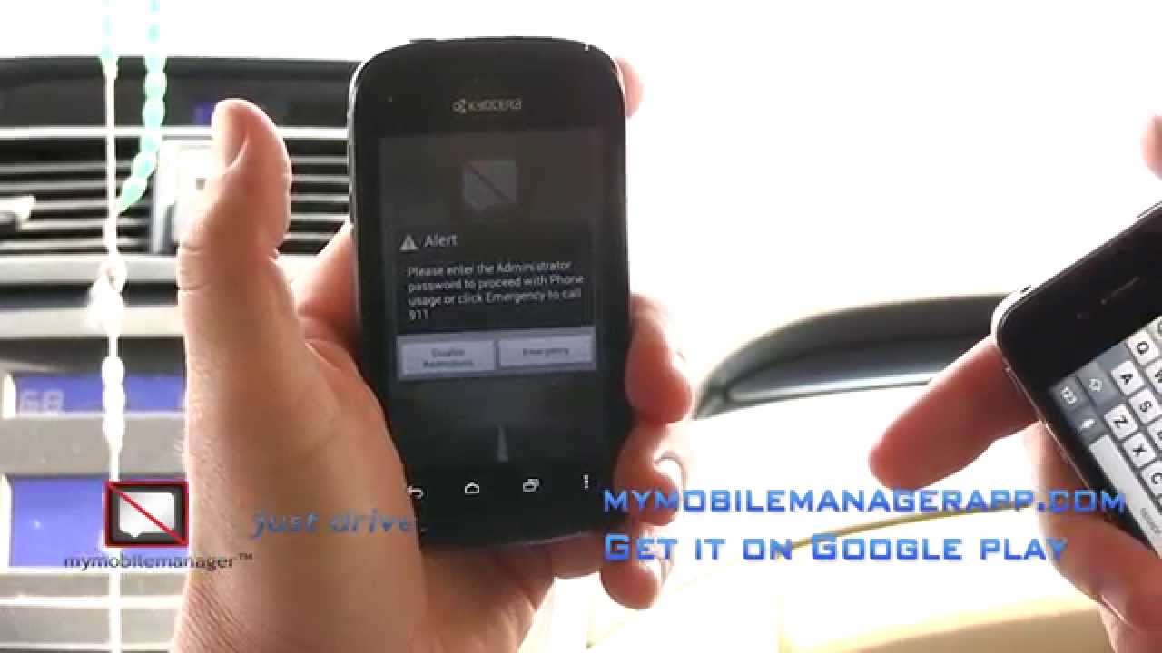No Texting, No Talking While Driving Phone App - YouTube