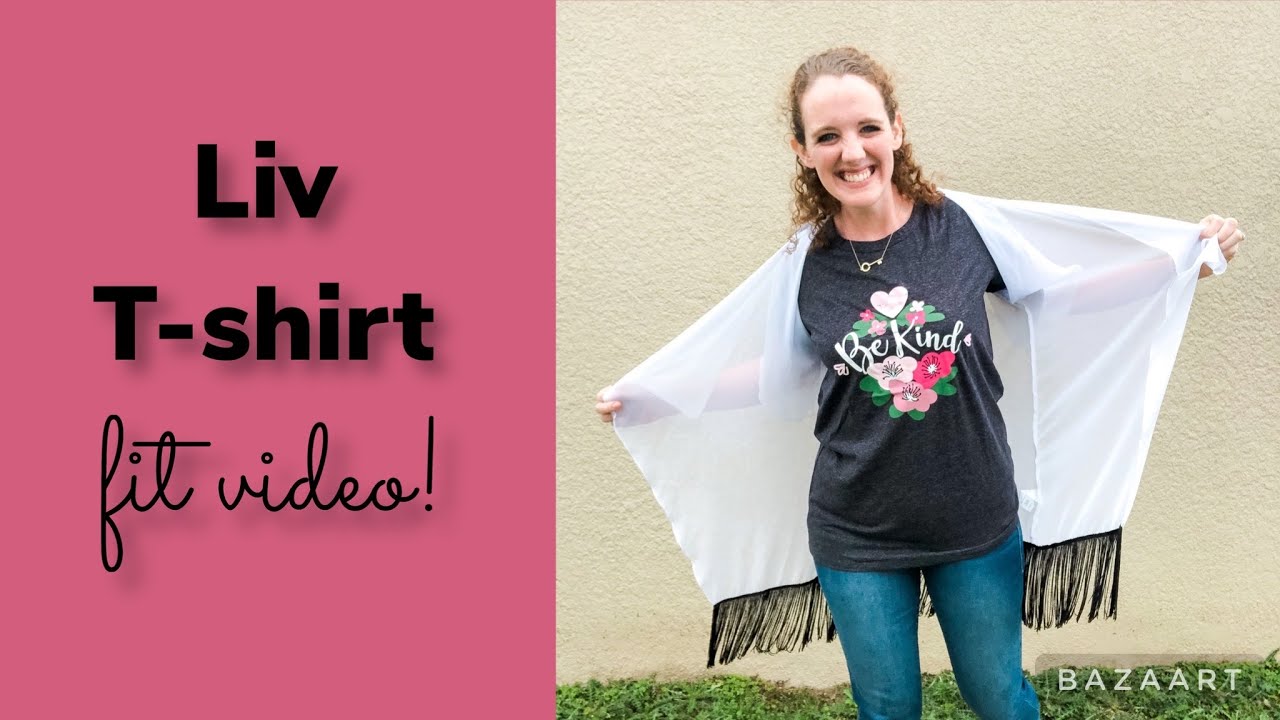 LuLaRoe Liv Tee Fit Video - YouTube