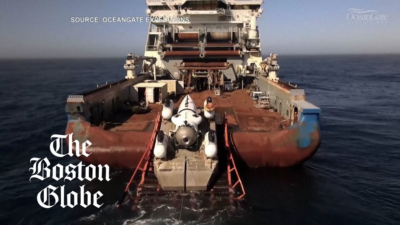 Search underway for sub missing near Titanic wreck - YouTube