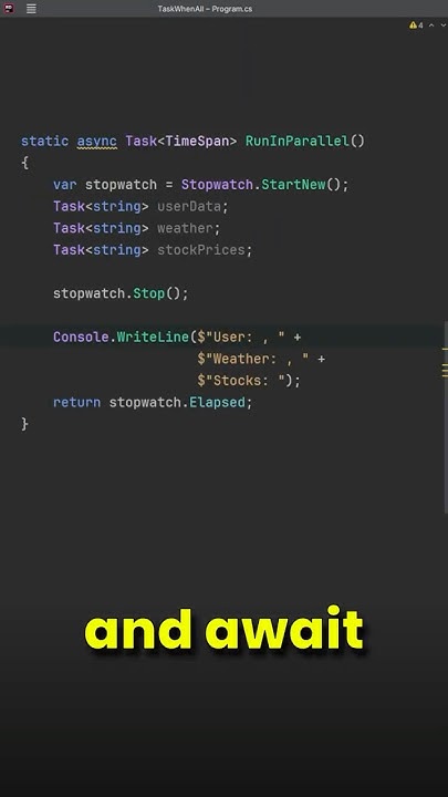 Faster await async Tasks - YouTube