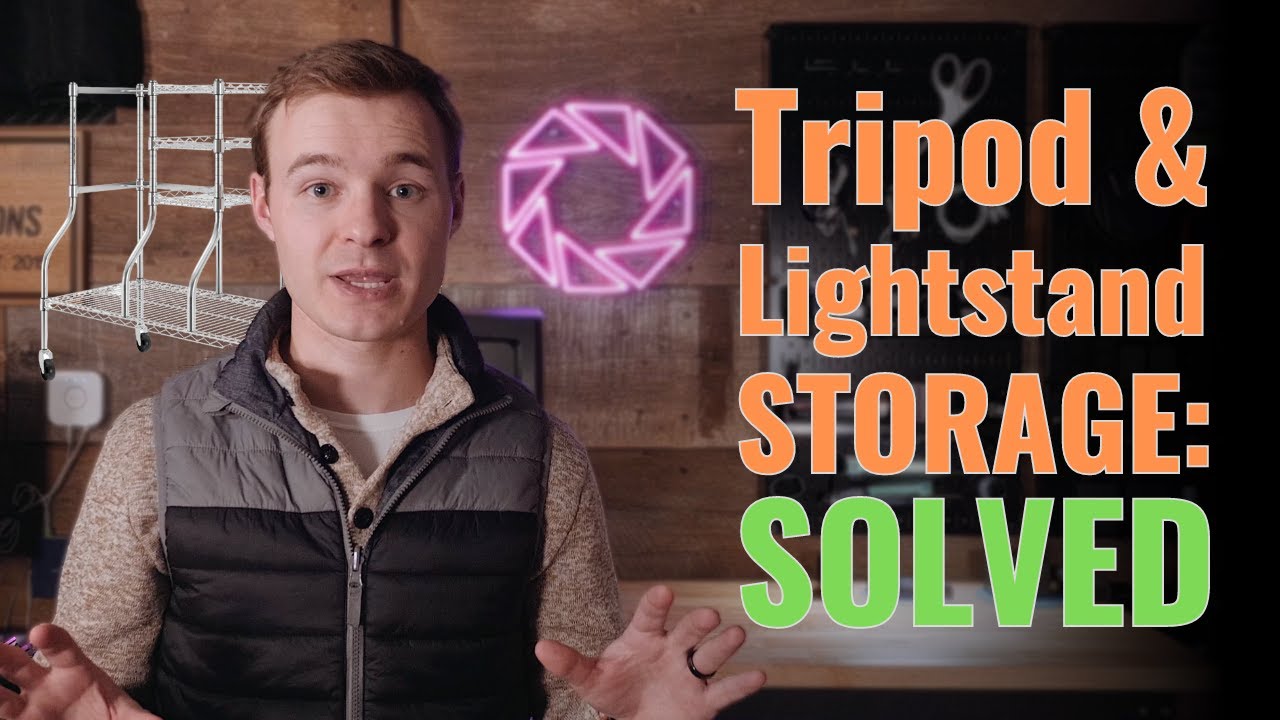 I've SOLVED Tripod & Light Stand STORAGE! - YouTube