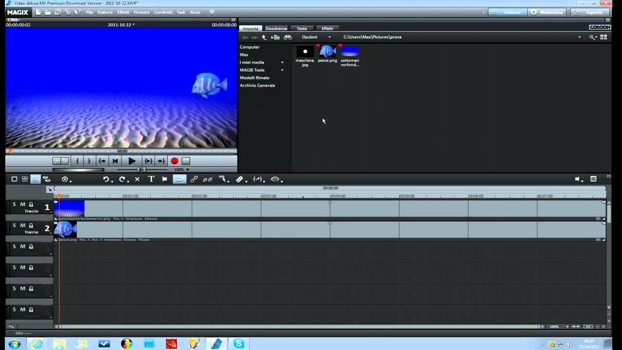 Magix Video Deluxe MX tutorial - YouTube