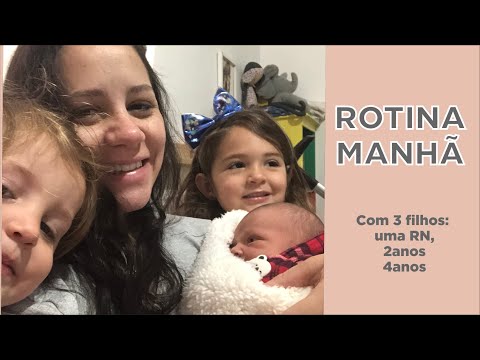ROTINA DA MANHÃ COM 3 FILHOS | ROTINA COM RN