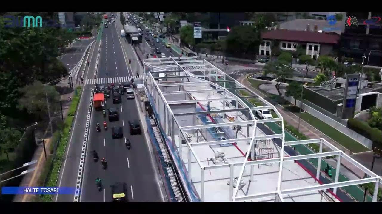 Proyek Revitalisasi Halte BRT Transjakarta Paket A - YouTube