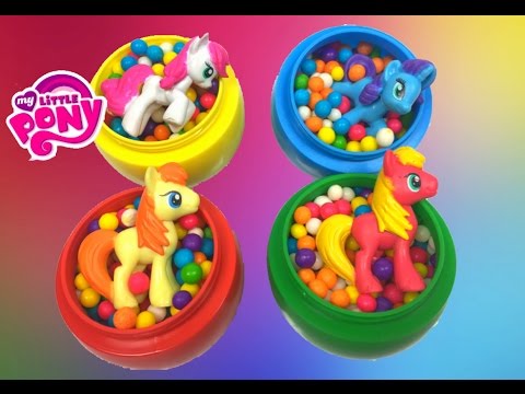 My Little Pony Surprise eggs candy for kids - YouTube