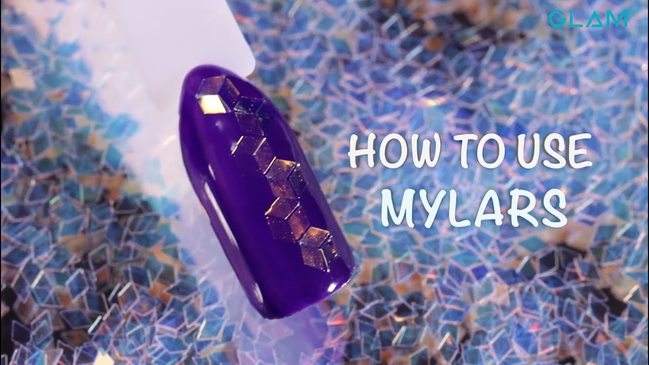 How to use Mylars | Mylars Nail Art | GLAM - India's #1 Nails Brand | R ...