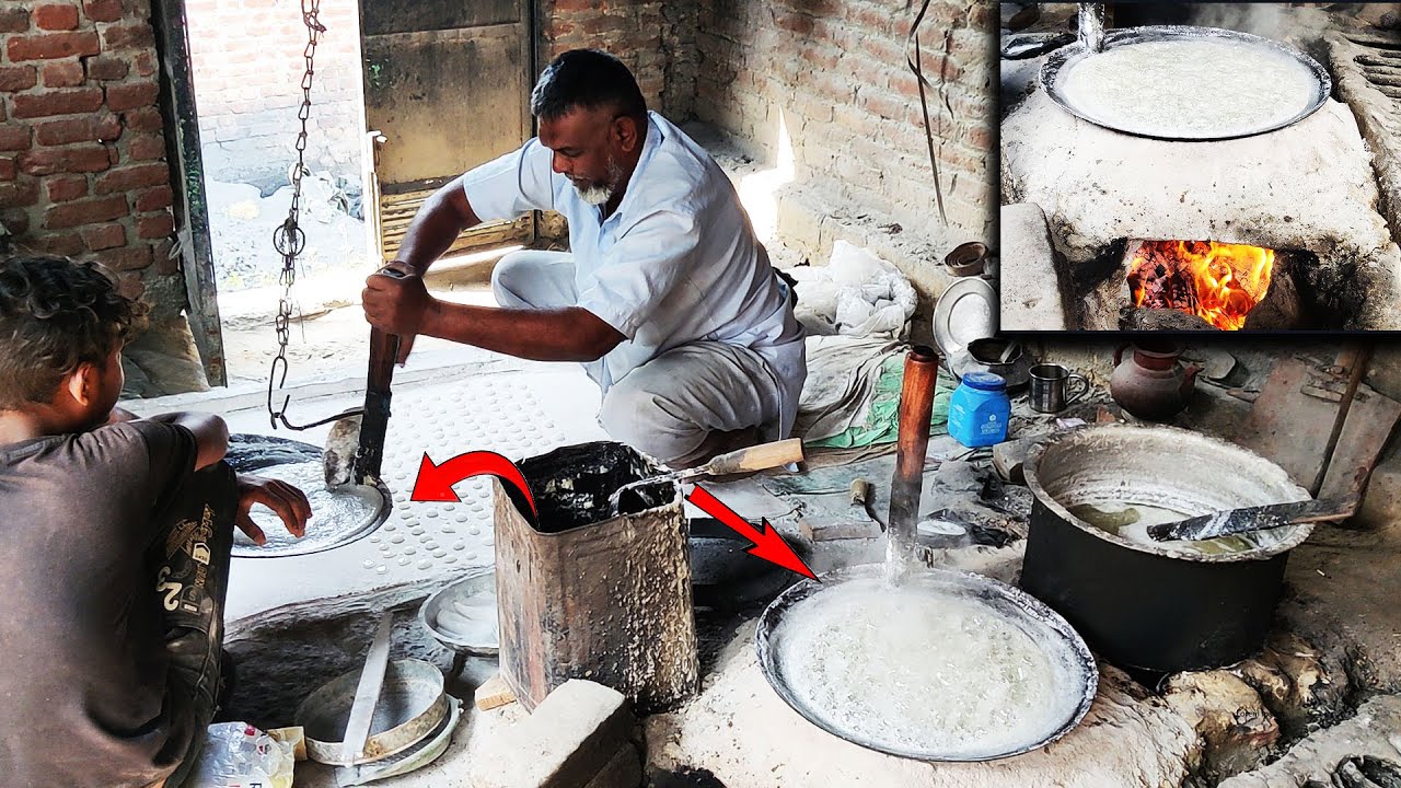 Small Sugar Drop Candy Factory indian Traditional | Batasa Making in ...
