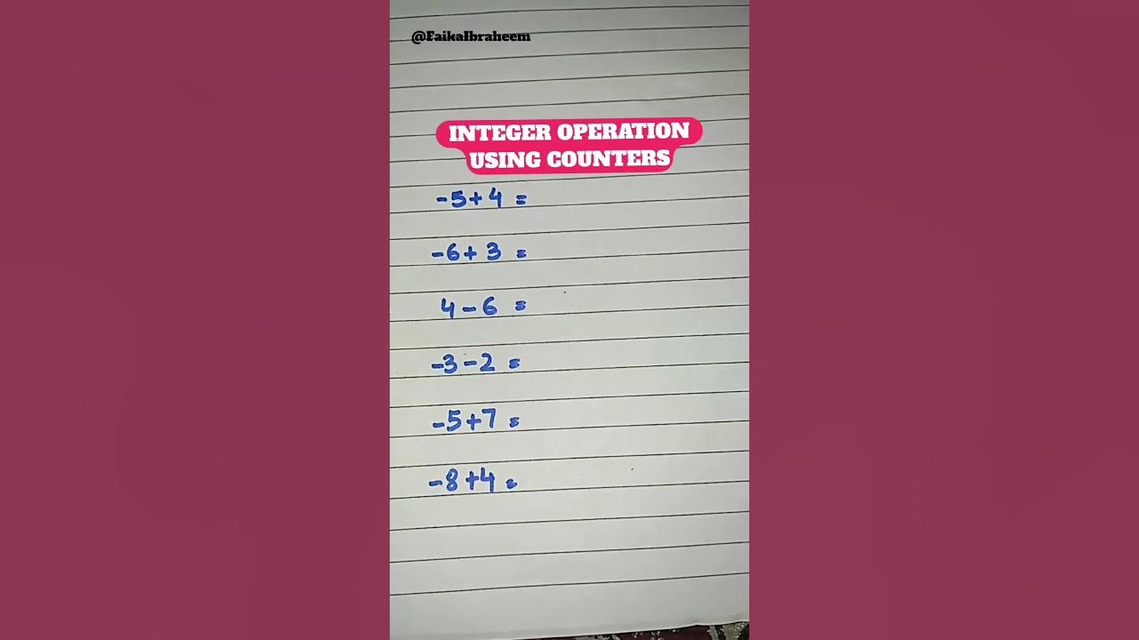 SUBTRACT | ADD using COUNTER #learn #mathematics #maths #viral #learning #shorts - YouTube