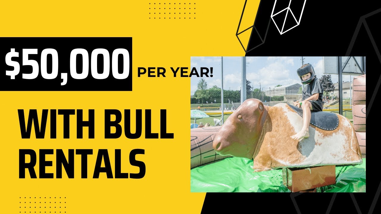 How He Makes $50,000 a Year with Mechanical Bull Rentals - PB101 ...