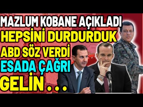 Mazlum Kobane Açıkladı Hepsini Durdurduk Esada Çağrı Gelin