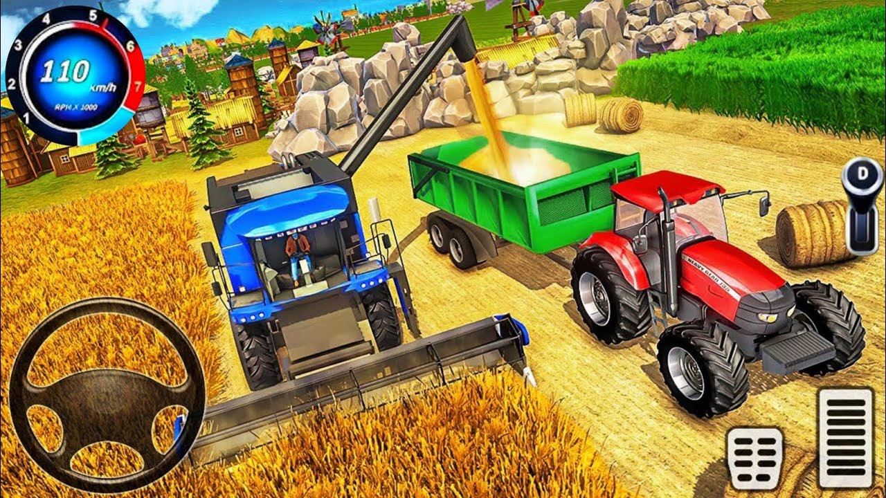 Modern Tractor Farming Driving Simulator 3D - New Tractor Games ...