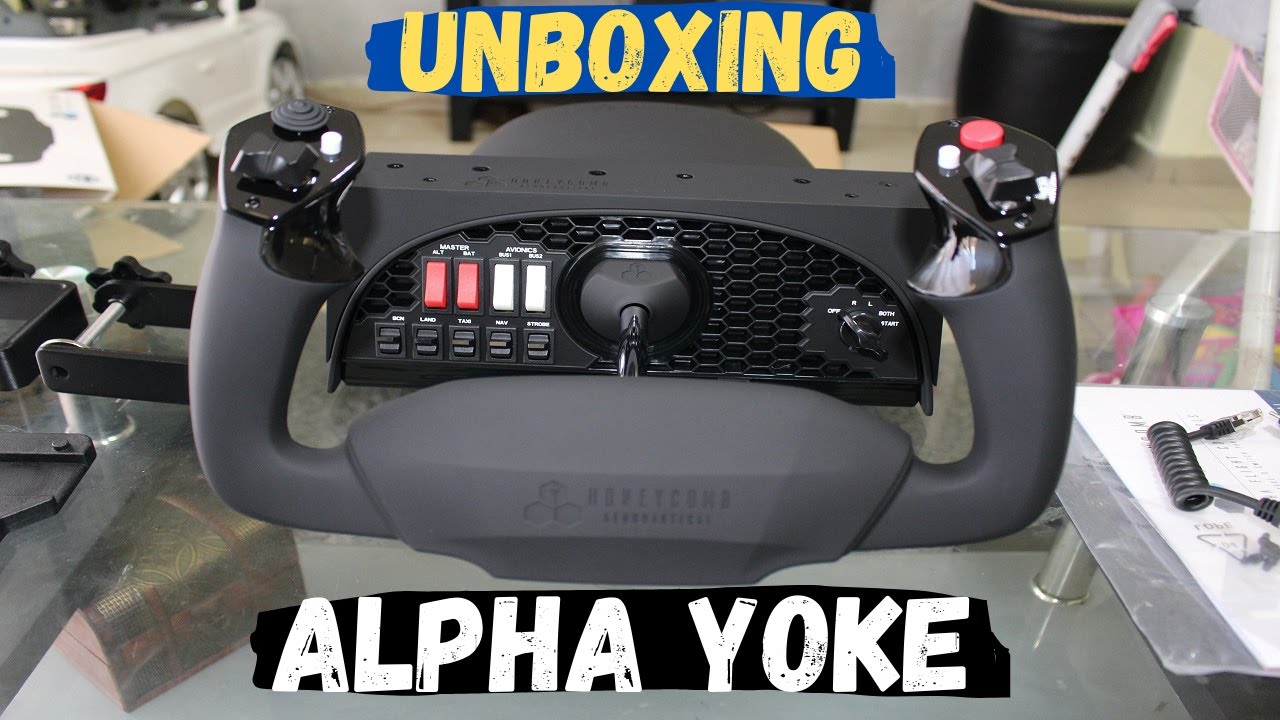 UNBOXING (ESPAÑOL) | HONEYCOMB ALPHA YOKE - YouTube