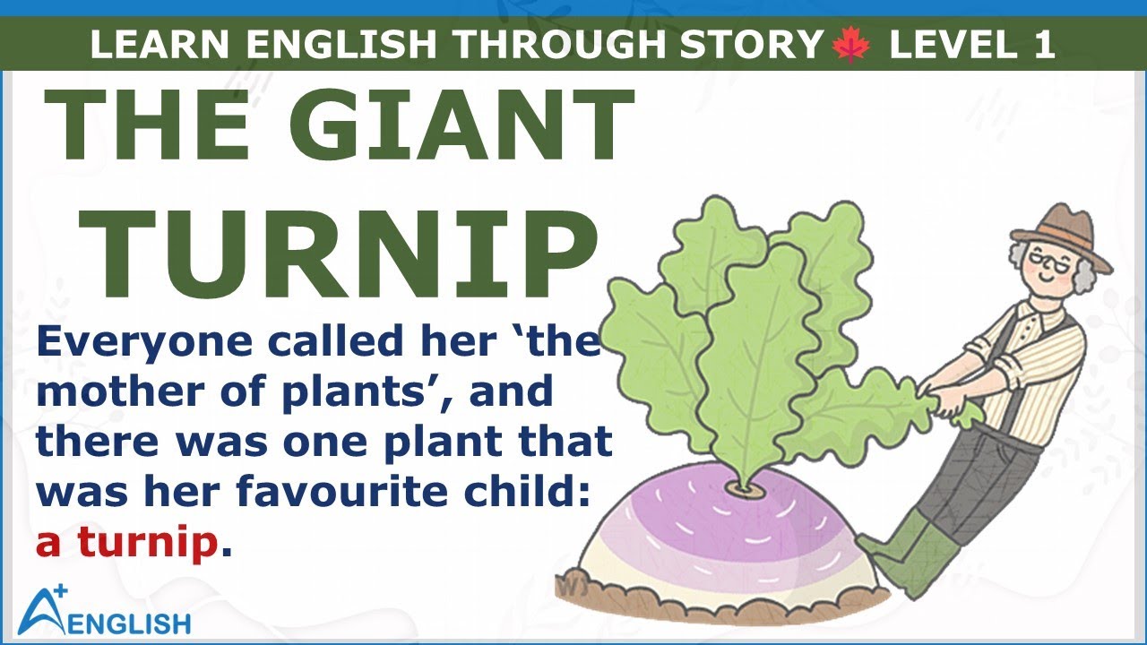 Learn English through story level 1 🍁 The Giant Turnip - YouTube