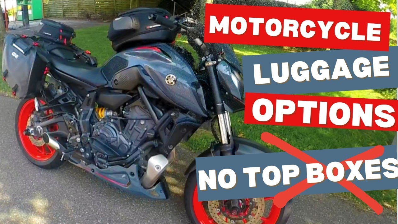 Motorcycle luggage options | MT07 gen3 - YouTube