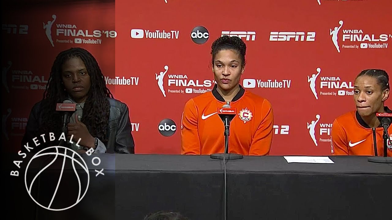 [WNBA Finals Game5] JJ, AT, Jas, Post-Game Press Conference, October 10 ...