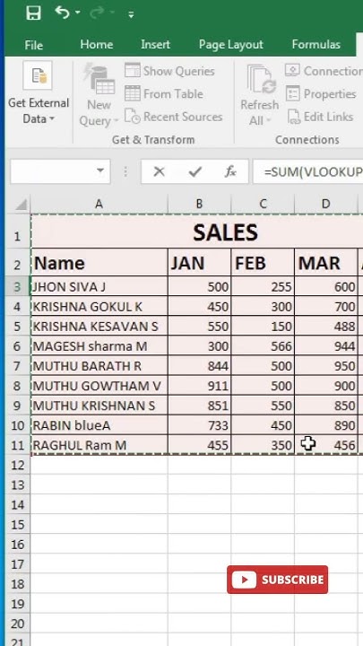 Sum And Vlookup Exceltech Howtocalculate Microsoft Msofficeexcel Excelgyan Tutorial