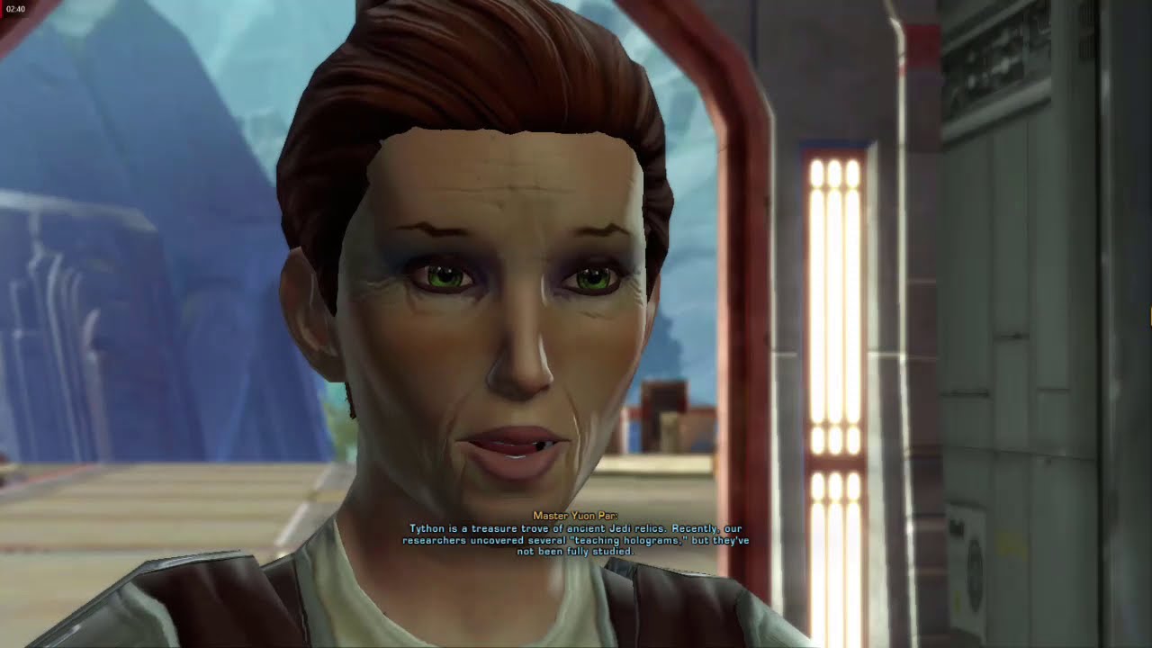 SWTOR Jedi Consular (Female, Light) - E01 - Prologue: Tython (01) - YouTube