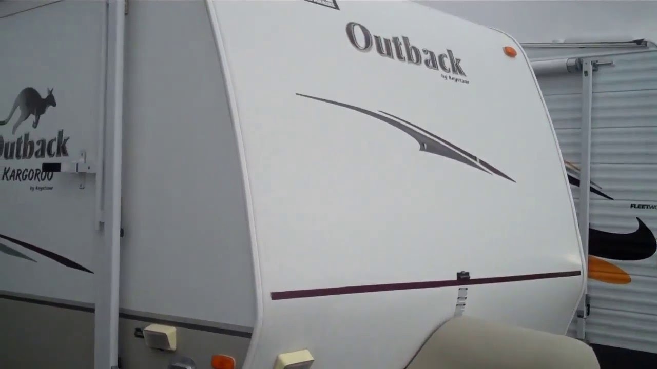 2007 Outback 23krs Toy Hauler | Bretz RV - YouTube