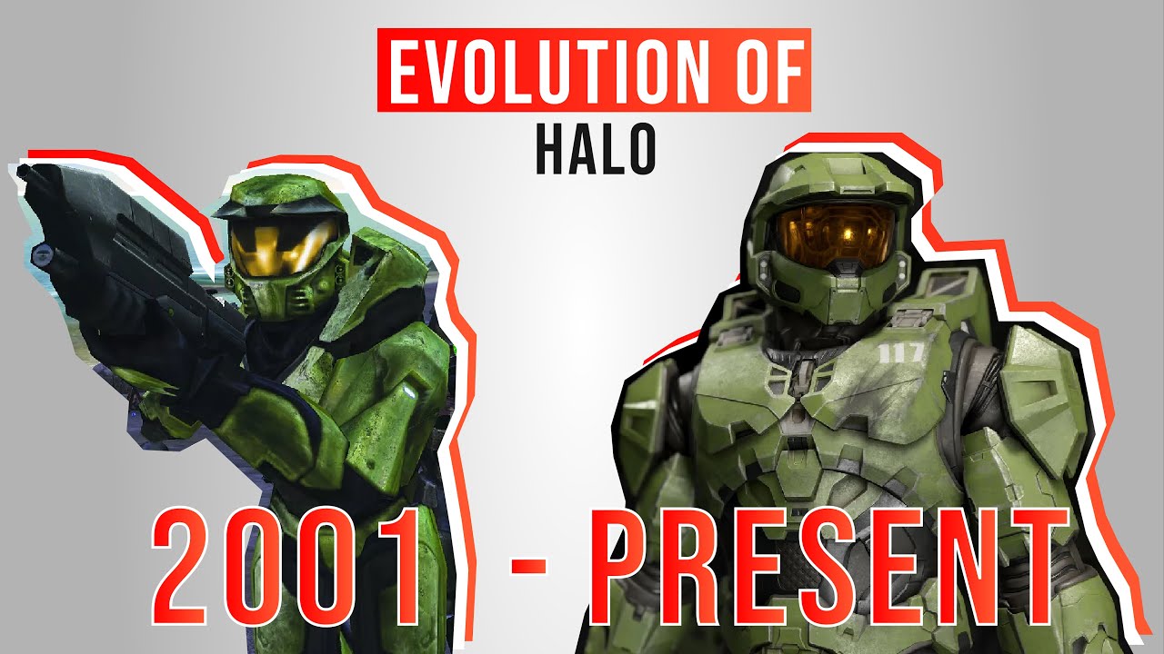 EVOLUTION of Halo Game Graphics and Gameplay with Cover Art 2001 ...