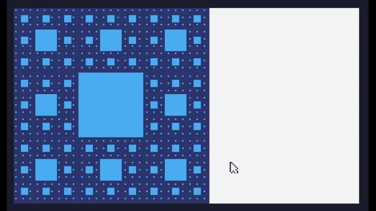 TIC-80 Beginner Tutorial #43 - Sierpinski Carpet using Recursion - YouTube