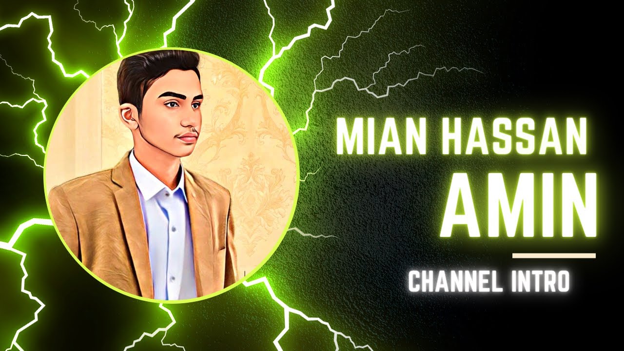 Mian Hassan Amin | Channel trailer - YouTube