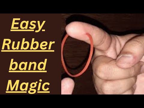 Easy Rubber Band Magic Tricks | How To Do Rubber Band Magic Tricks ...