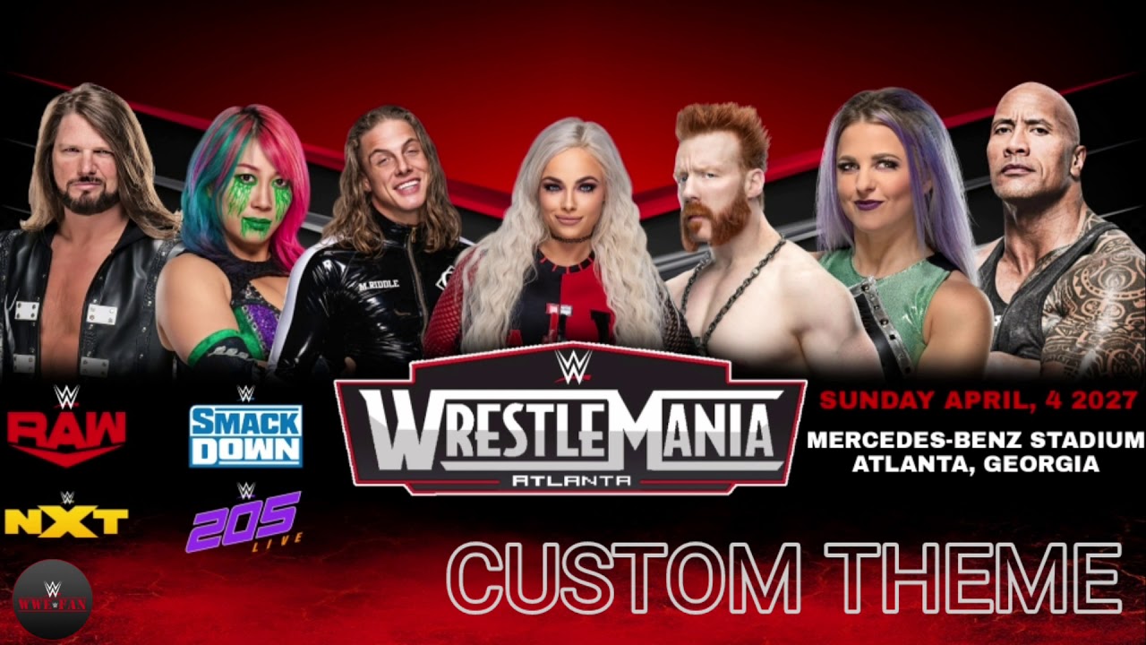 WWE Wrestlemania 43 Custom Theme Song - "Back At It" - YouTube