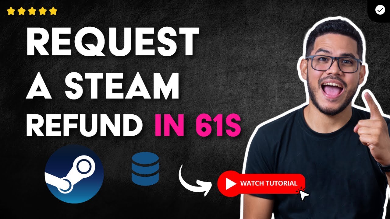 How to REQUEST a REFUND for a GAME on STEAM in 61 S - YouTube