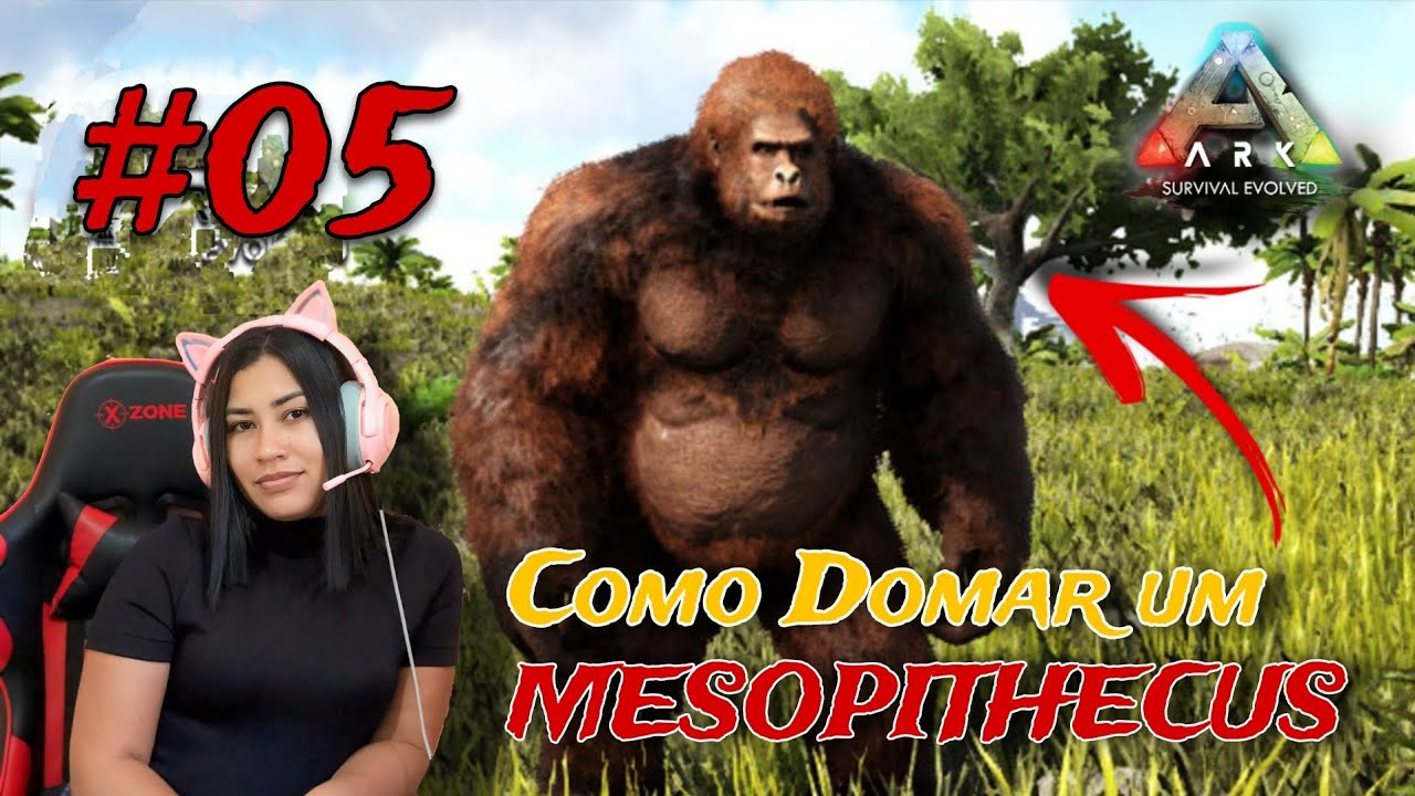 COMO DOMAR UM MESOPITHECUS NO ARK SURVIVAL - YouTube