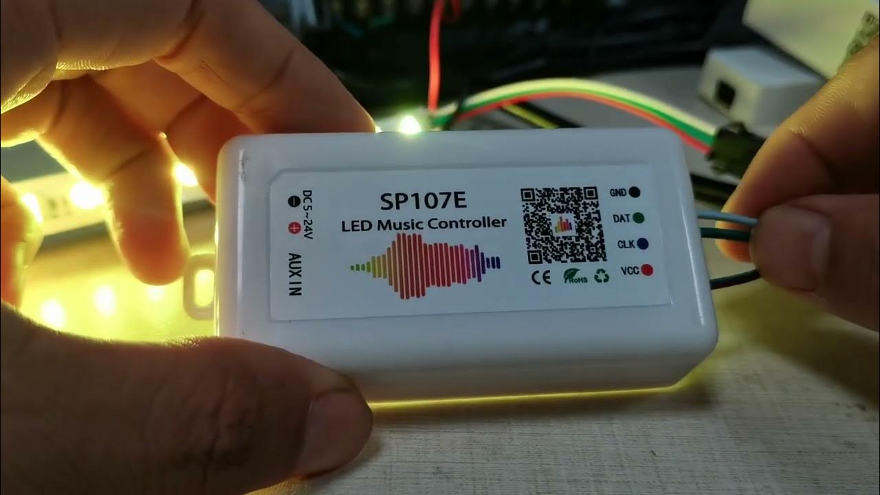How to Use SP107E Music LED Controller - Smart Bright LEDs - YouTube