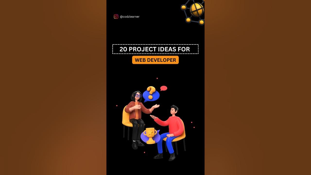 20 Project Ideas For Web Developers 👩🏻‍💻 #shorts #webdevelopment # ...