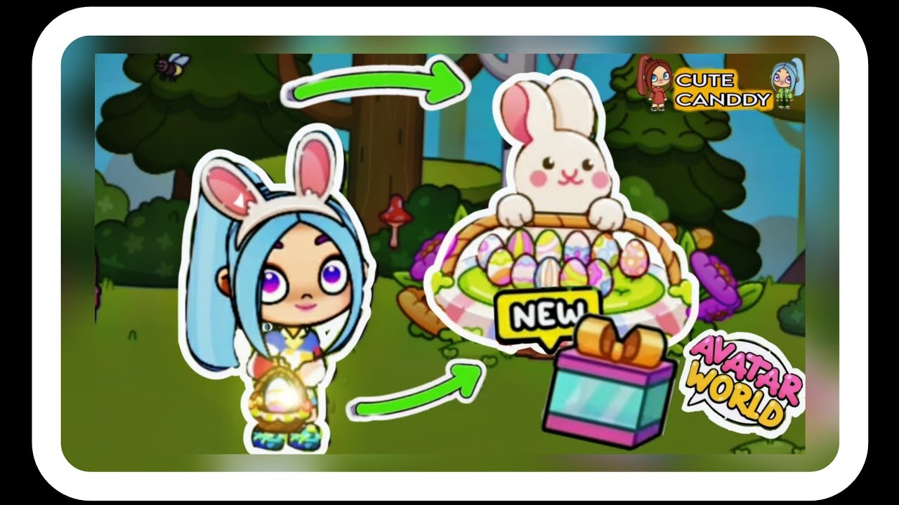 All EASTER EGG HUNT in Avatar World 🌎//#avatarworld #tocaboca //avatar ...