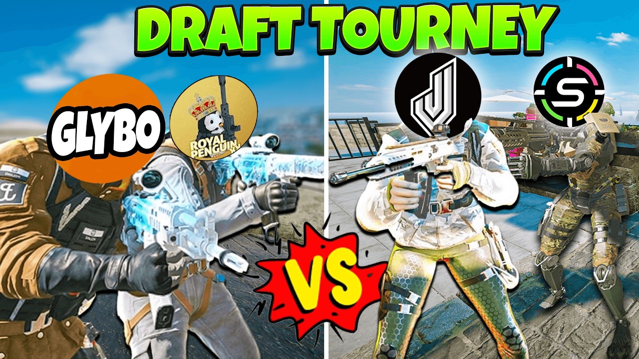 Penguin & Glybo VS JYNXZI & Skittlz ( DRAFT TOURNAMENT ) - RAINBOW SIX ...