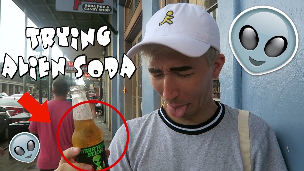 TRYING ALIEN SODA?! - ROCKET FIZZ - YouTube