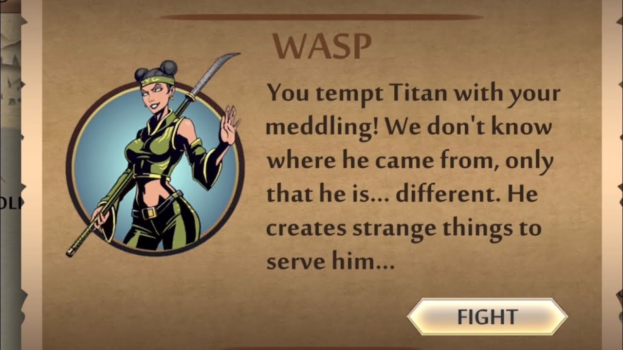 Shadow Fight 2 Special Edition Wasp Interlude - YouTube