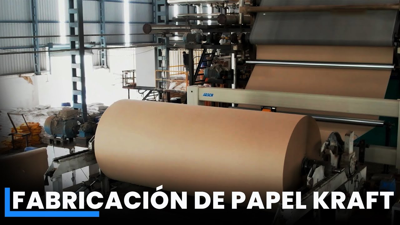 Fabricación de papel kraft marrón | Fábrica de Papel Kraft | Proceso de ...