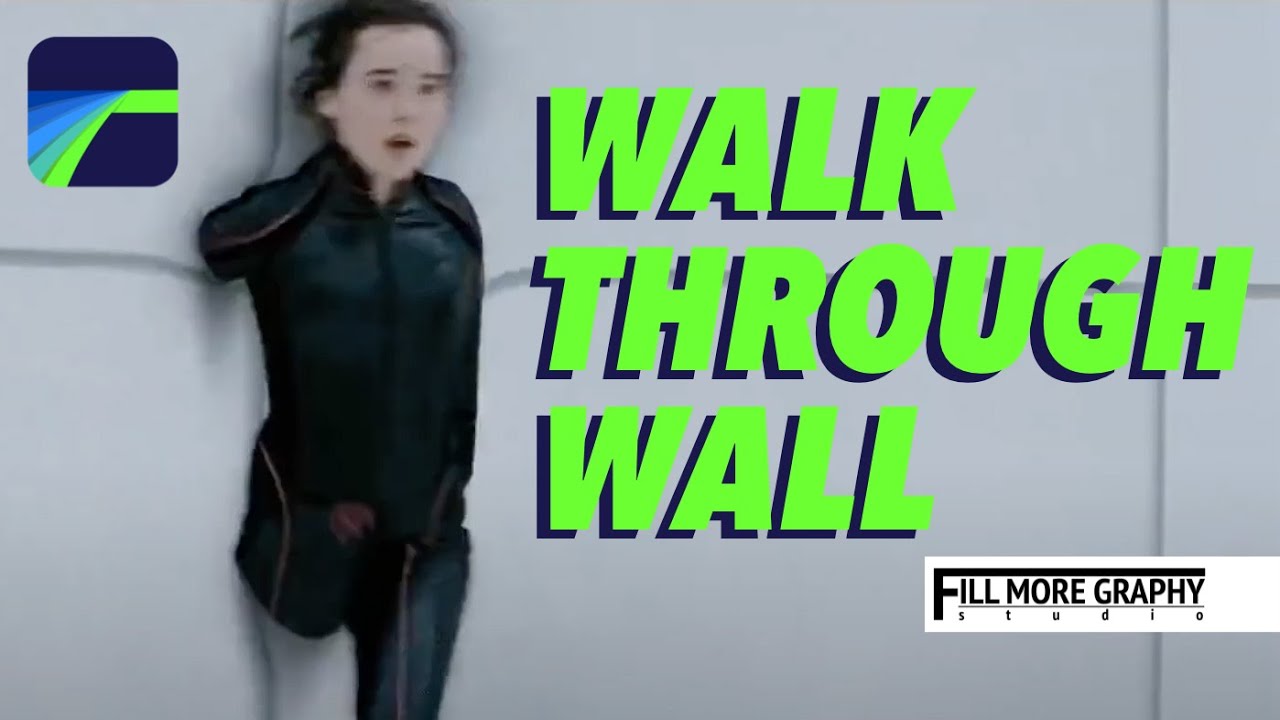 WALK THROUGH WALL X Men special effect in LUMAFUSION - YouTube