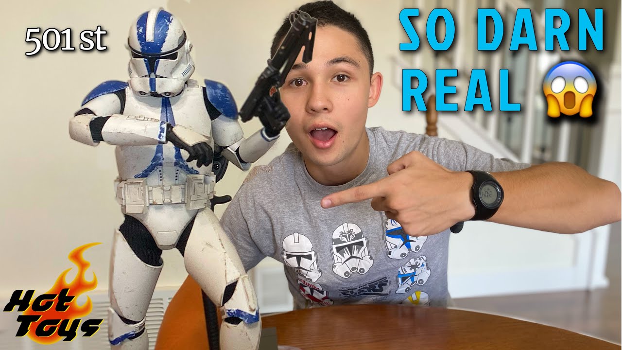 😱 HYPER-REALISTIC CLONE TROOPER Unboxing & Review… (Hot toys) - YouTube