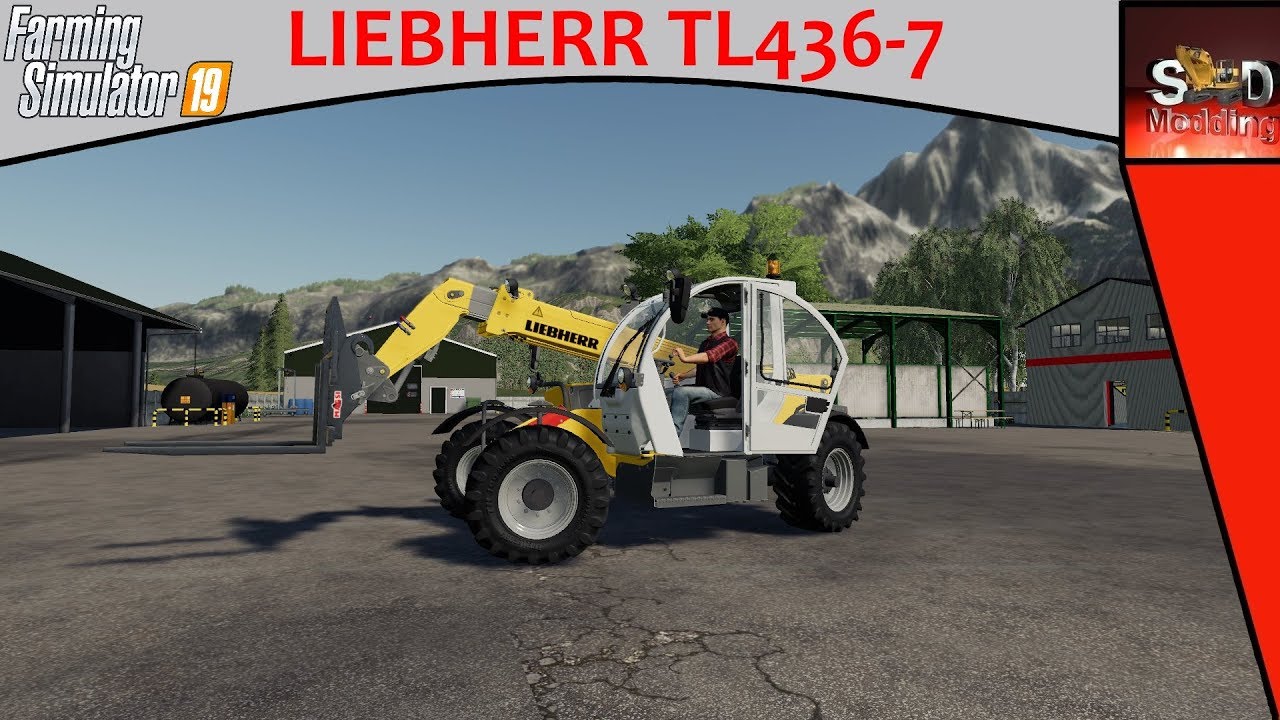 [FS19-PC] - Mods Telehandler LIEBHERR TL436_7 - YouTube
